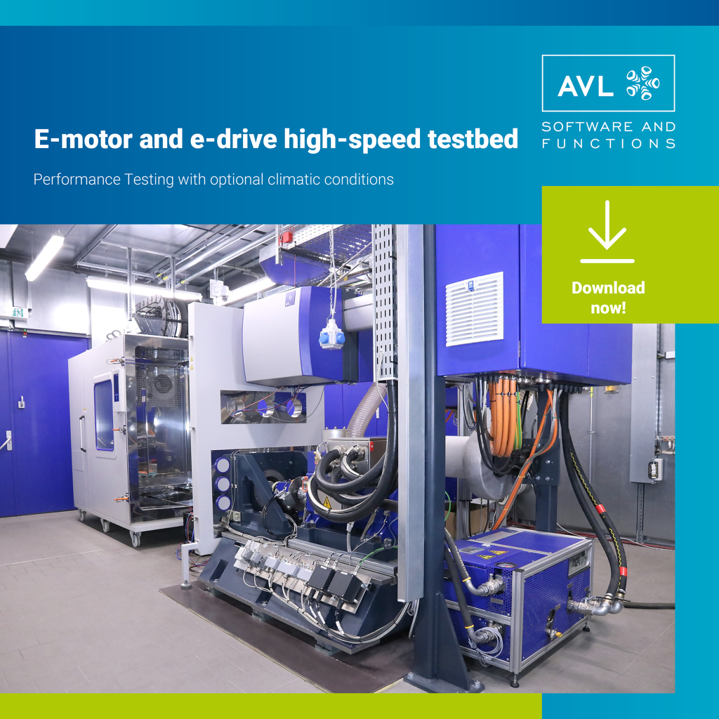 Save Up to 70% Testing Time with AVL's E-Motor and E-Drive High-Speed ...
