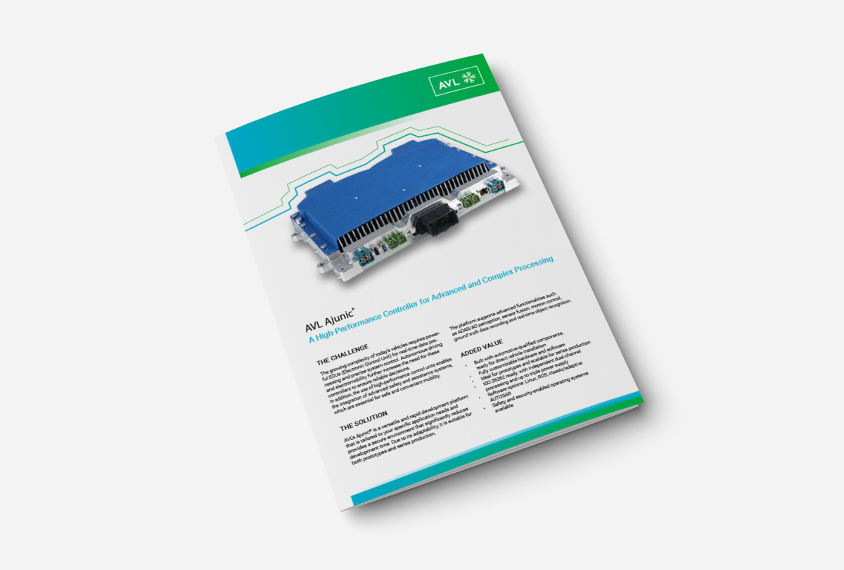 Unveiling the Future of Automotive Control: Introducing AVL Ajunic ...